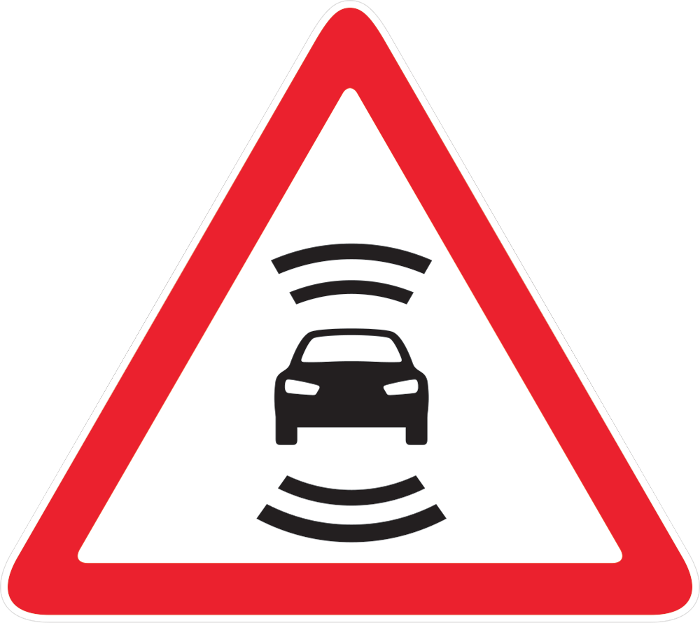 Autonomous Cars road sign